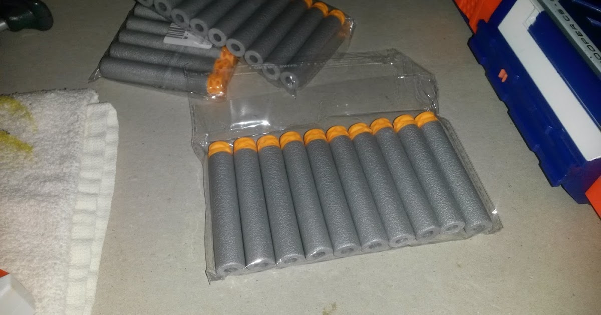 Outback Nerf: Review: Grey "Waffle" Darts