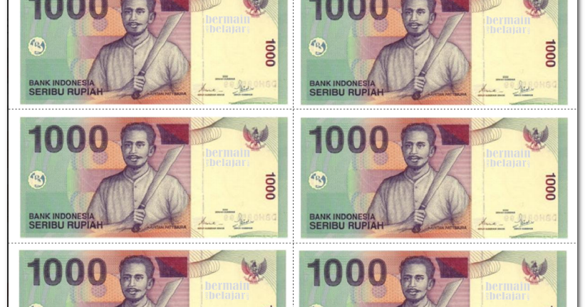 DOWNLOAD UANG RUPIAH MAINAN UNTUK PAUD TK SD BELAJAR MENGENAL DAN ...
