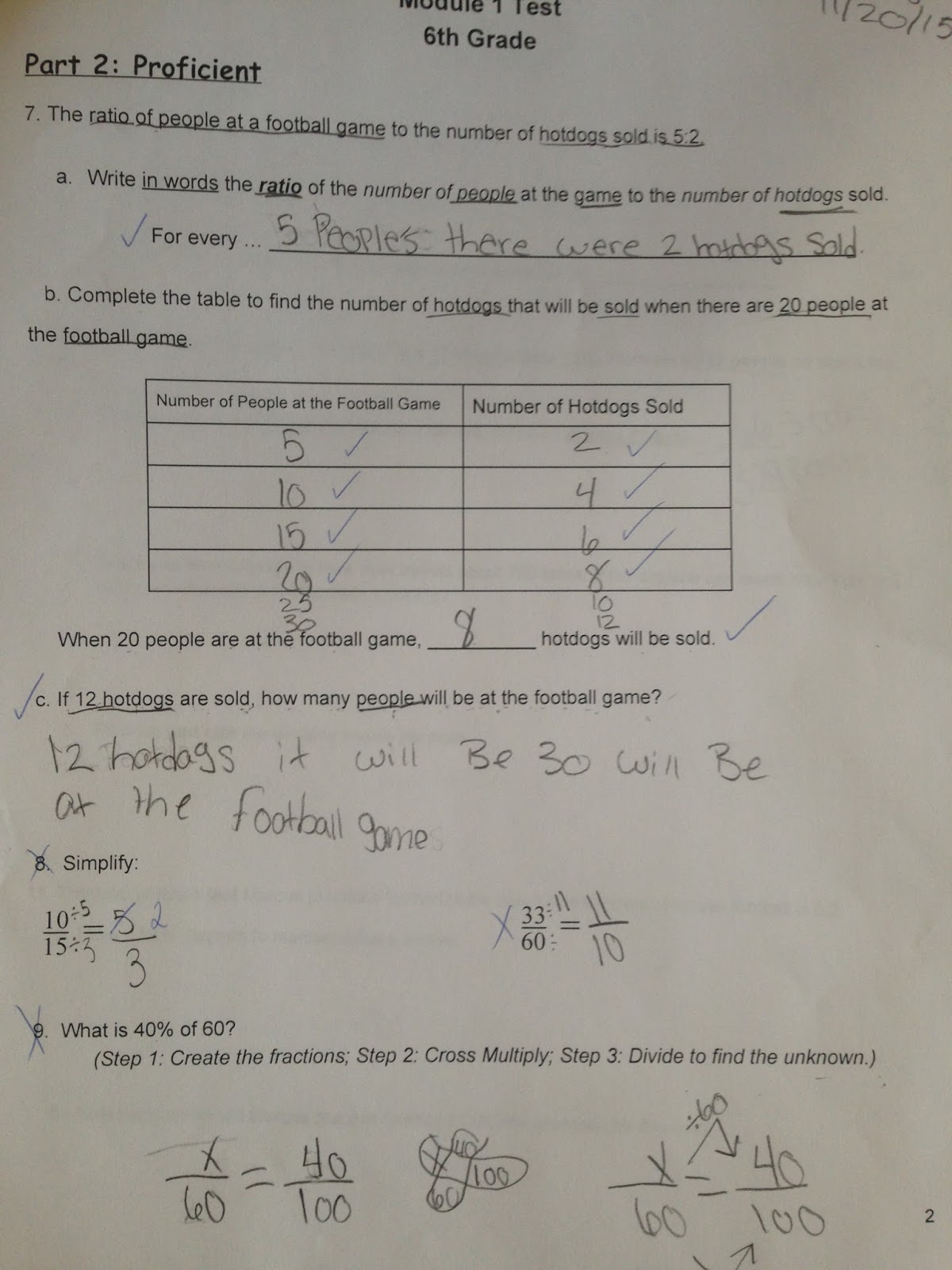 Modification Highlight: Middle School Math