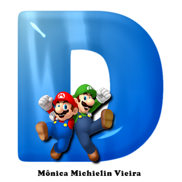 Monica Michielin Alphabets: ALFABETO SUPER MARIO BROS ALPHABET, #mariobros