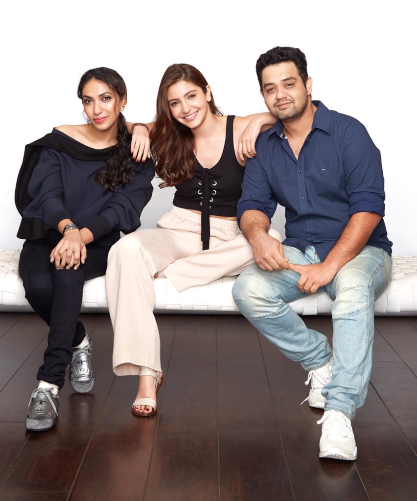 Anushka Sharma with her brother Karnesh Sharma