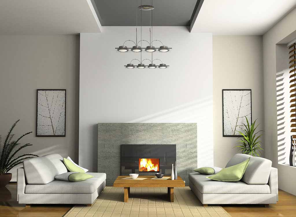 Ruang Tamu Putih Untuk Rumah Minimalis Modern | Minimalist-id.com