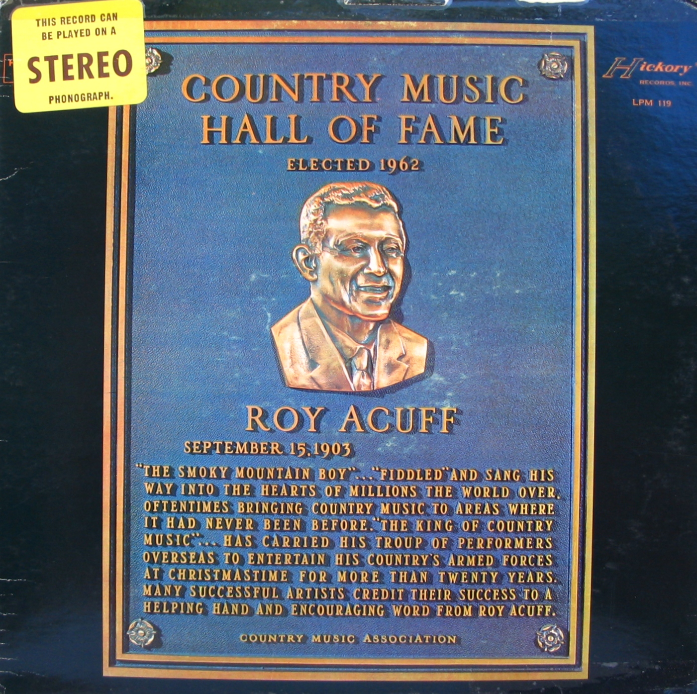 Allen`s archive of early and old country music.: Roy Acuff - Country ...