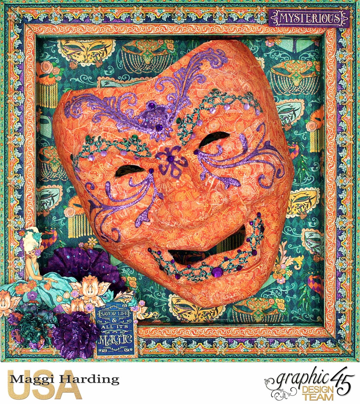 Scrap, Travel, and Bark!: Midnigh Masquerade mask