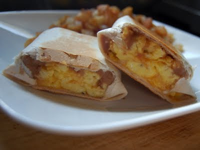 Cassie Craves: Egg, Bean and Cheese Burritos