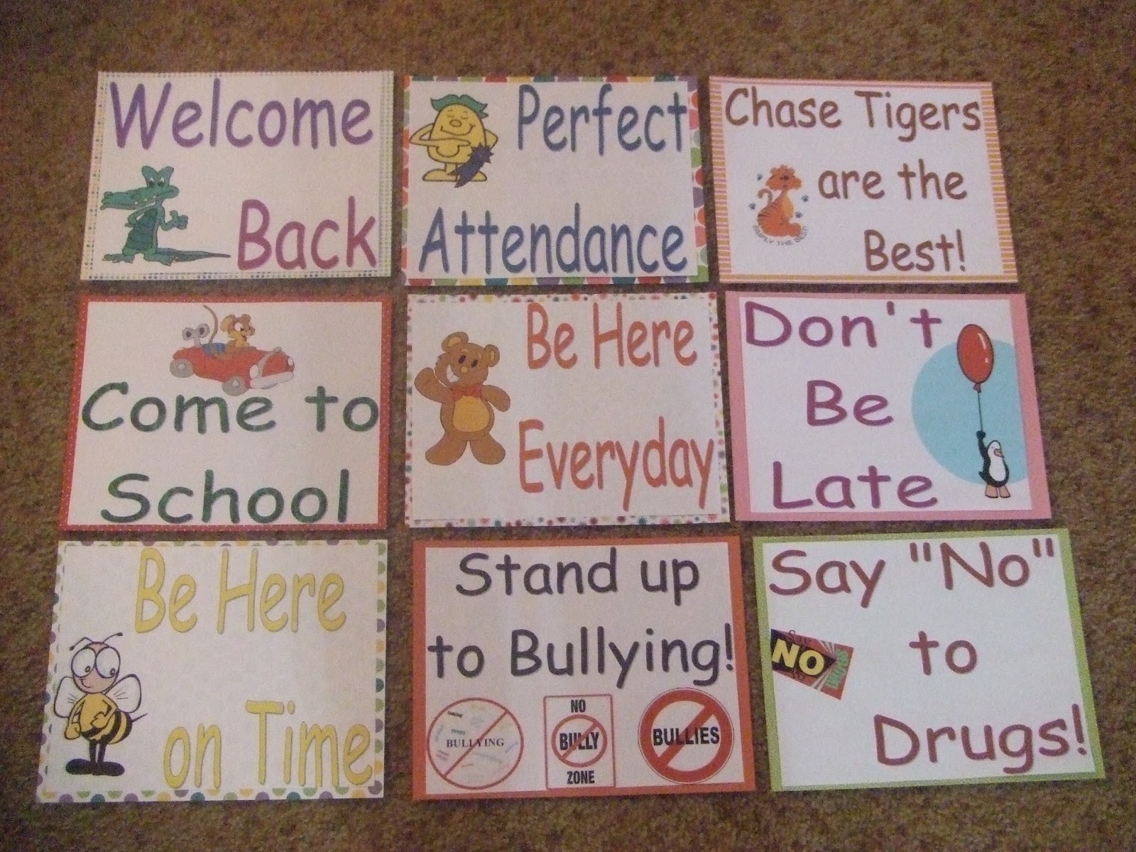 Perfect Attendance Posters | Fabulous Finch Facts