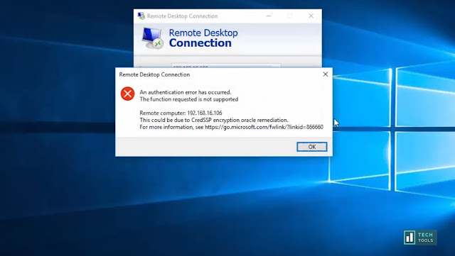 How to fix CredSSP encryption oracle remediation Error - Remote Desk Top
