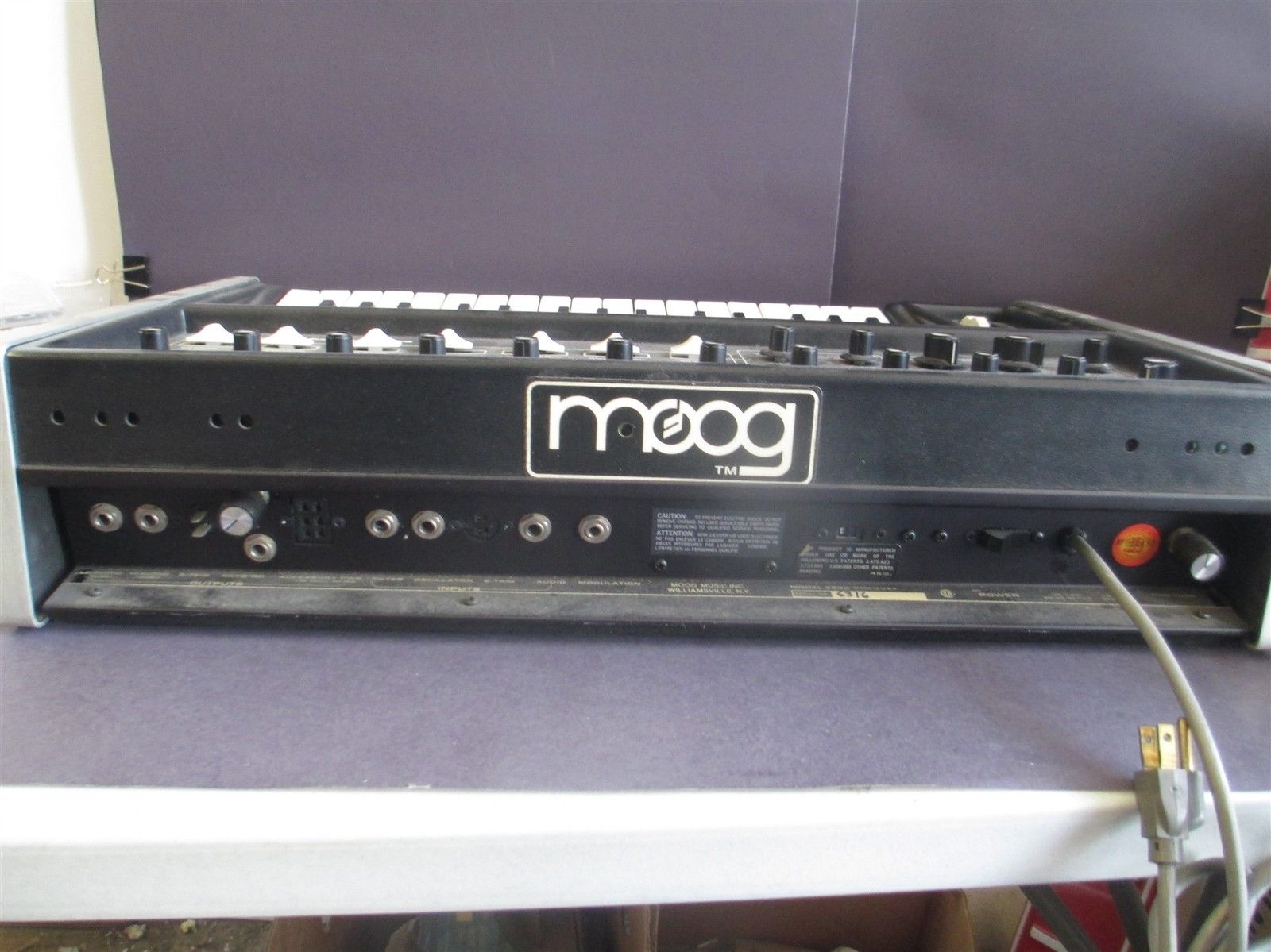 MATRIXSYNTH: VINTAGE MOOG MICROMOOG ANALOG SYNTHESIZER MODEL 2090 SN 6316