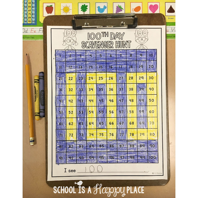 School Is a Happy Place: Make the Most of the 100th Day (Tips and Free ...