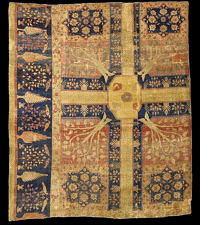 Rug Master: A SOUTH EAST PERSIAN KERMAN GARDEN CARPET FRAGMENT, 17th ...