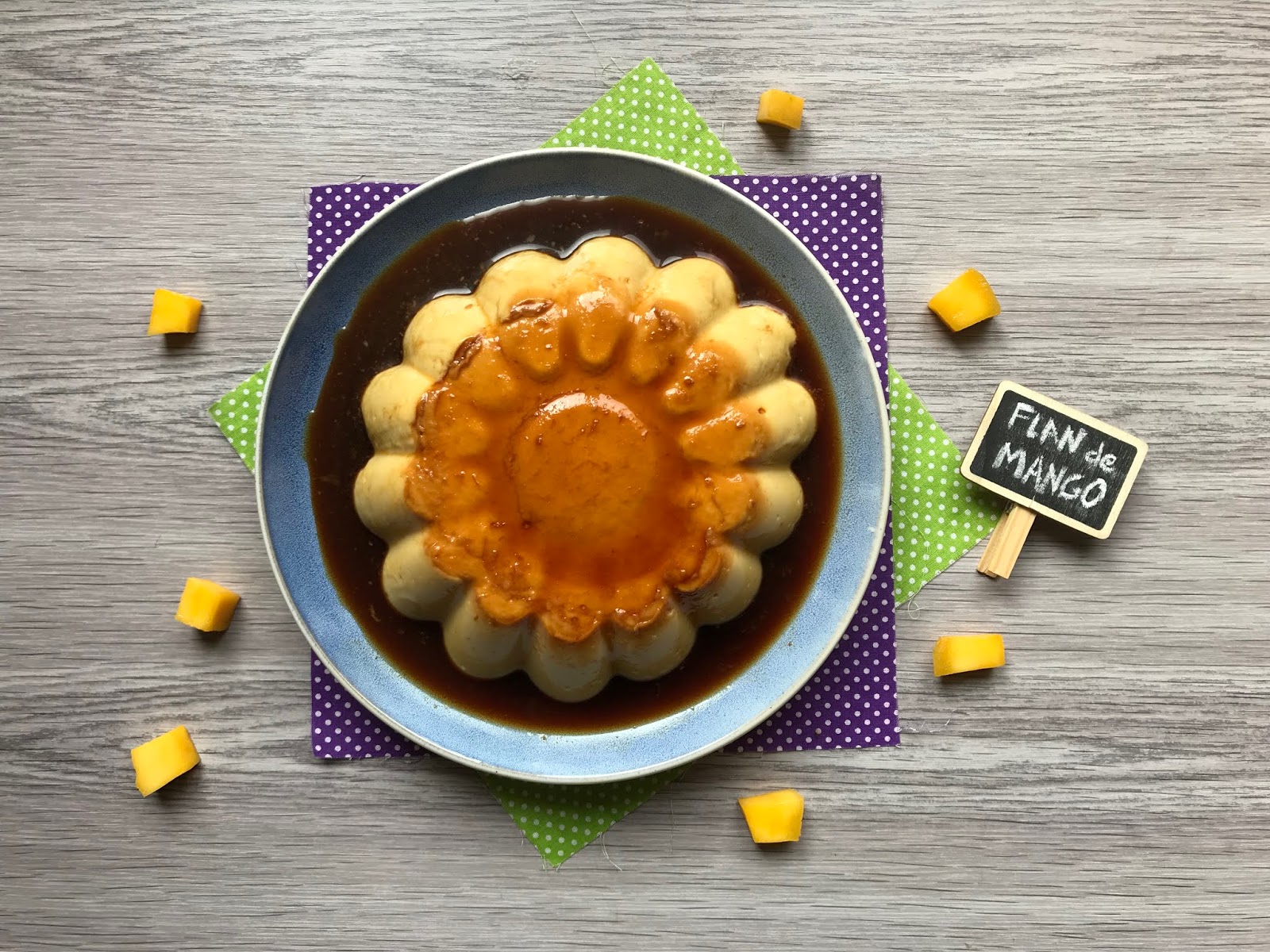 Flan de mango (con vídeoreceta). El Asaltablogs