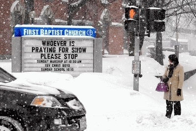 Make your own snow at home | Smile God loves you . But I don't (Humor)