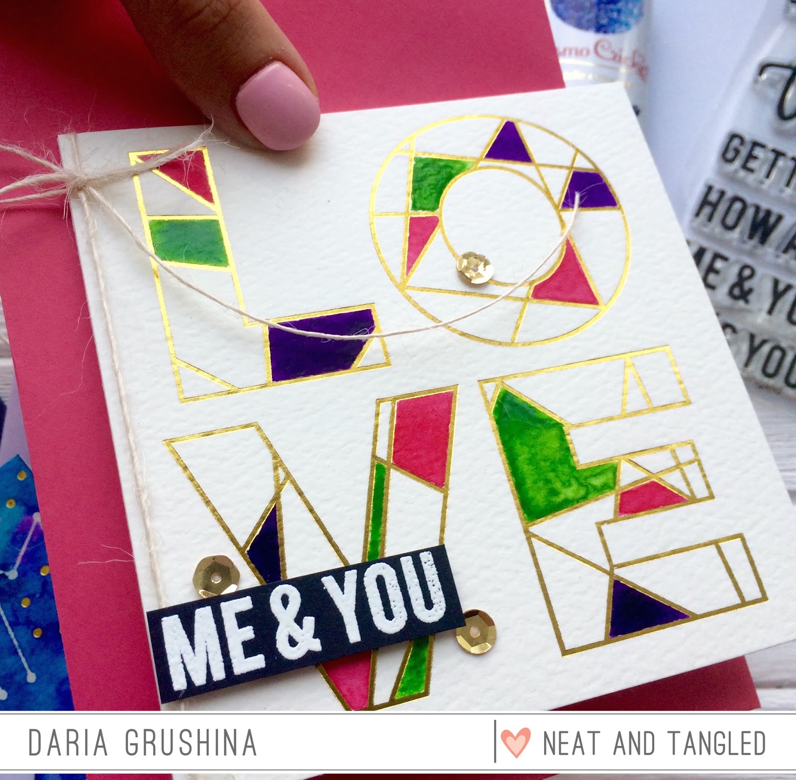 Cosmo Cricket Week - Day 2 - Neat and Tangled