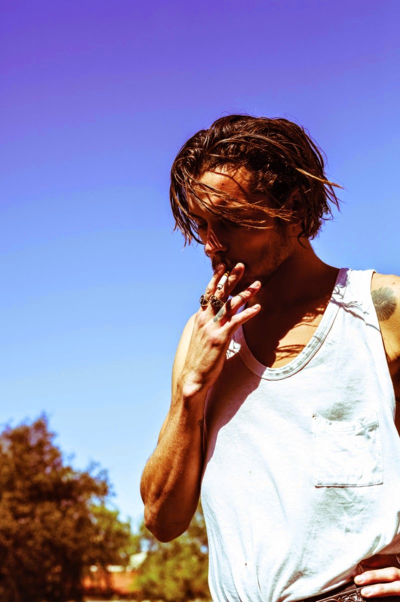 Dylan Rieder Shoulder Tattoos
