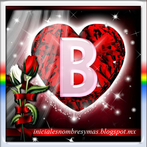 Iniciales Nombres y Más: ALFABETO BELLO CORAZON Y ROSA