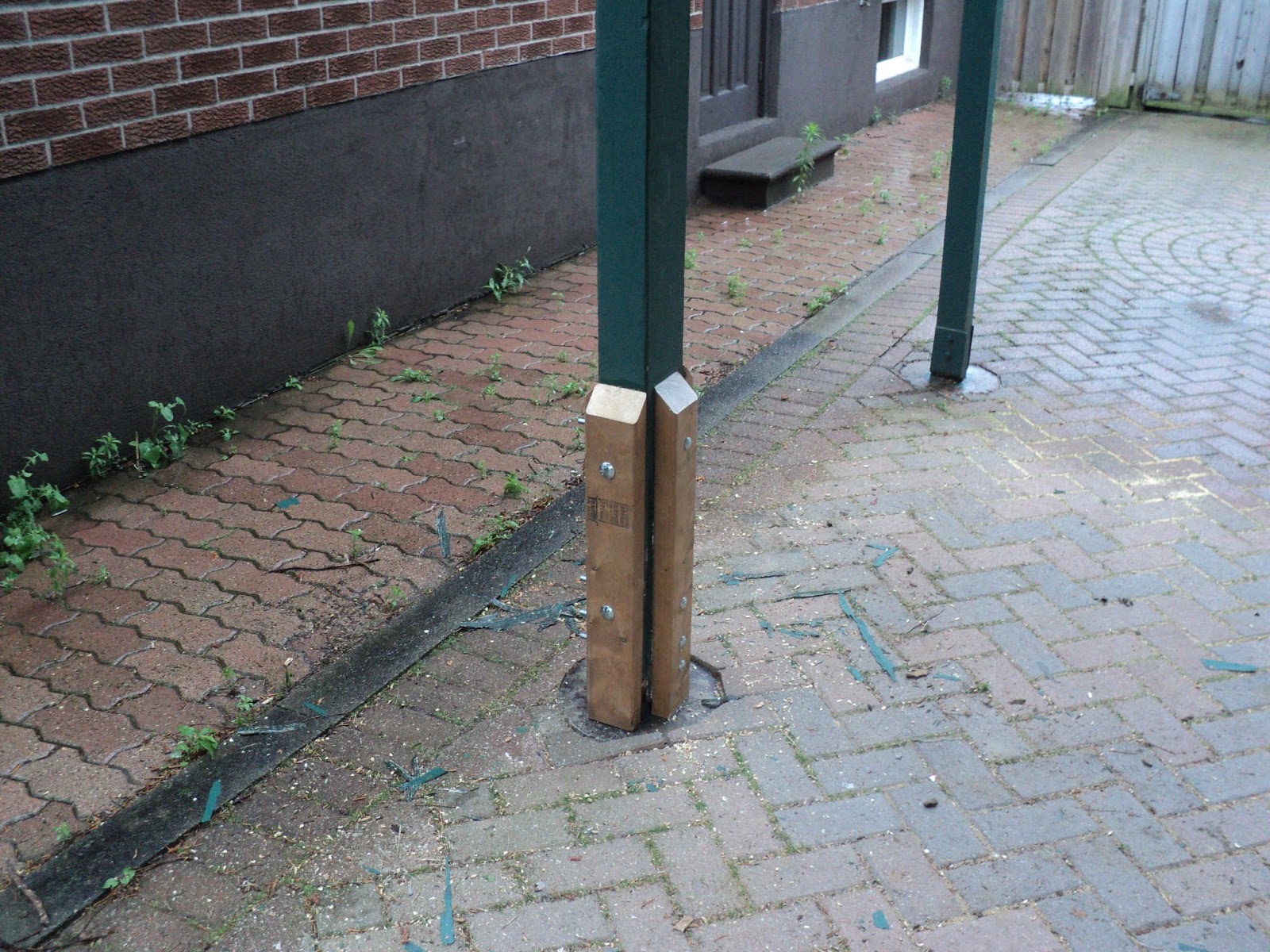 Rouge River Workshop: Carport Post Rot