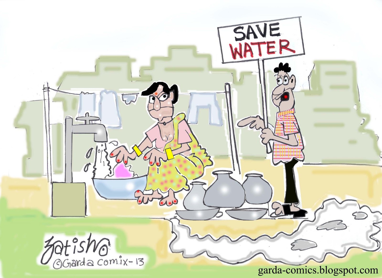 Garda Comics: Save Water..