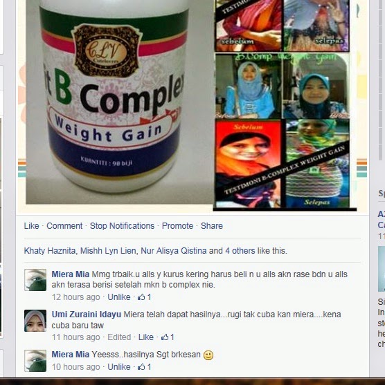 CLV: B COMPLEX WEIGHT GAIN(PIL GEMUK)