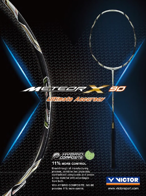 Racquet Force: NEW Victor Meteor X MX-90 Racquet - Ultimate Accuracy