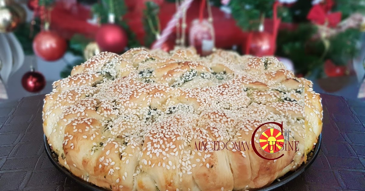 SOFT POGACHA WITH SPINACH AND RICOTTA ~ Macedonian Cuisine