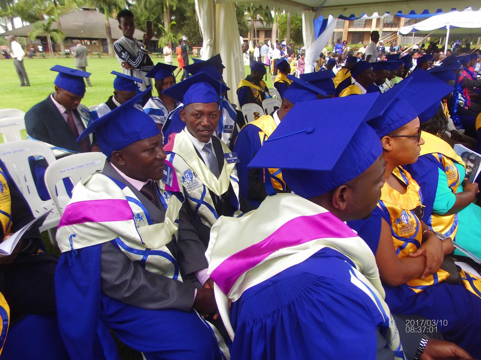 EMMANUEL RUTAYISIRE: GRADUATION PHOTOS-CAVENDISH UNIVERSITY UGANDA