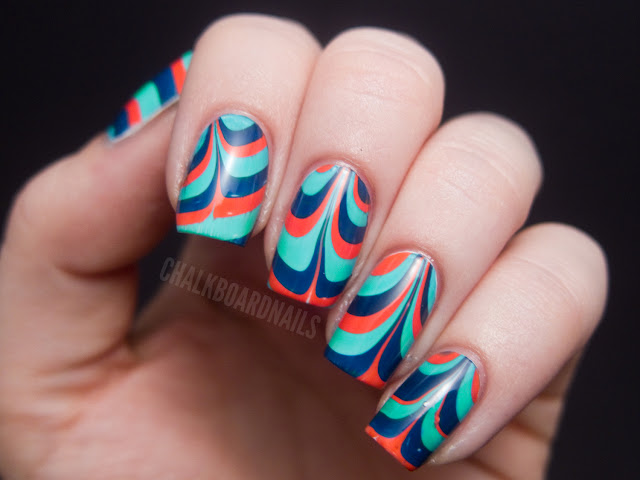 Monday Marble | Chalkboard Nails | Phoenix, Arizona Nail Artist