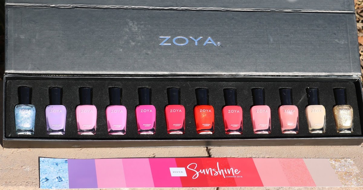 Zoya Summer 2018 Sunshine Collection Swatches, Review - The Shades Of U