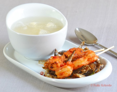 Back To Basics - Seafood Medley with Soaked Ijebu Gari