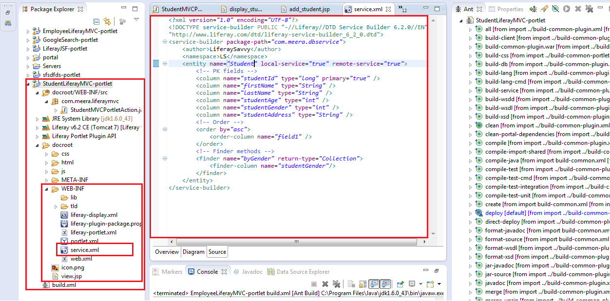 Liferay Mvc Portlet Database Interactions Liferay Mvc Crud Operations Liferay