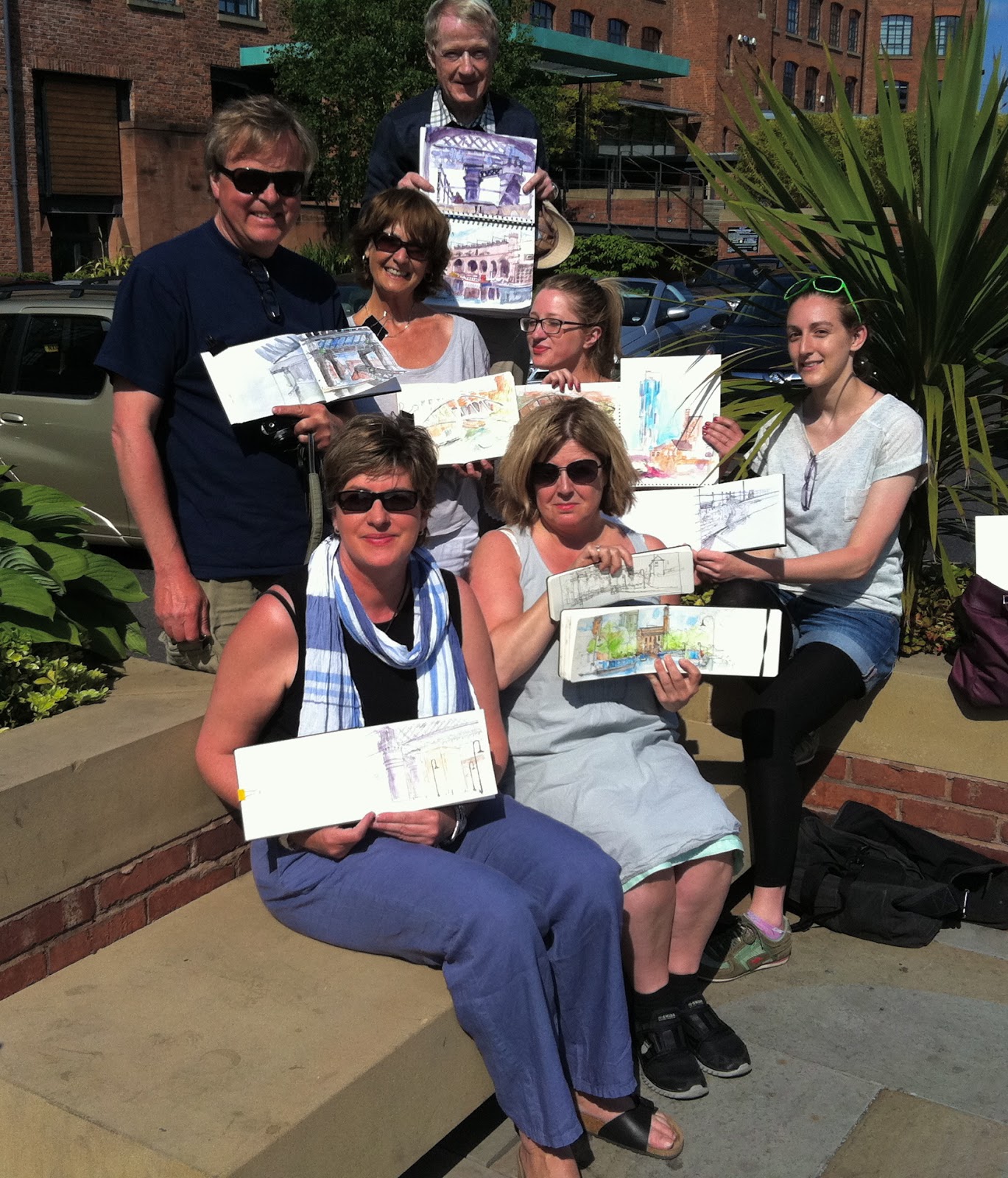 Simone Ridyard : Urban sketching in Castlefield, Manchester