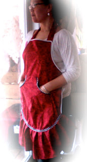 Pete's Island: Red Kuspuk Apron