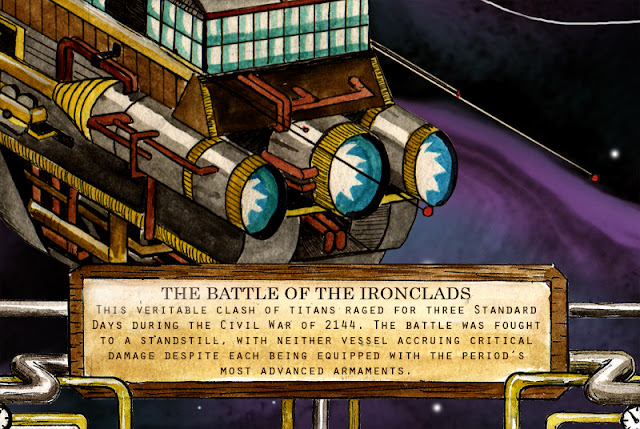 Jake LaGory- illustrator: Battle of the Ironclads