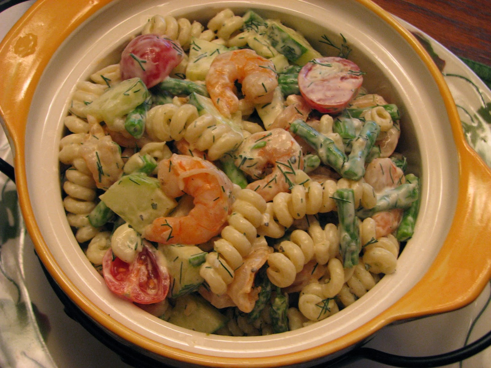 TheFultonGirls: Shrimp and Fusilli Salad