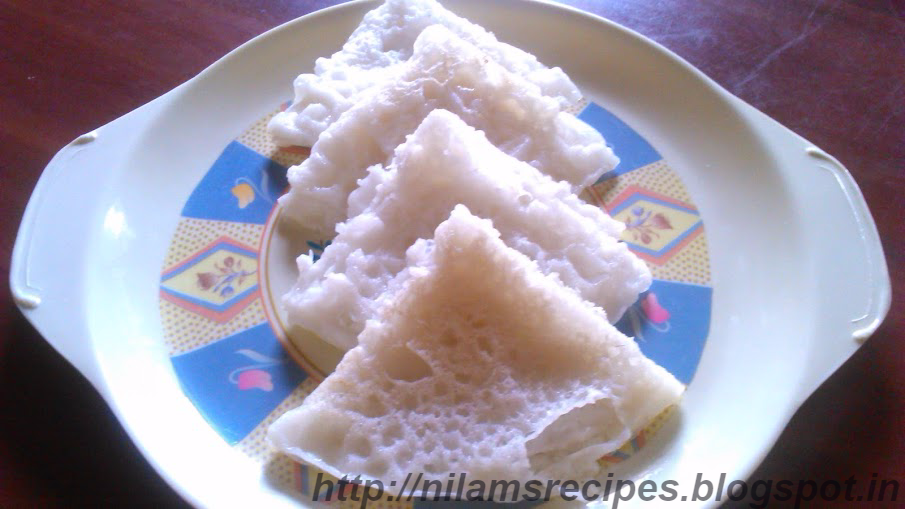 Rice Ghavan- Marathi Recipe | घावन | Nilam's Recipes