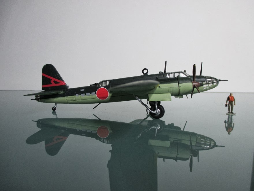 1/144 airbattle: 1/144 Nakajima Ki-49 Donryu "Helen" - by Altaya (Ixo)