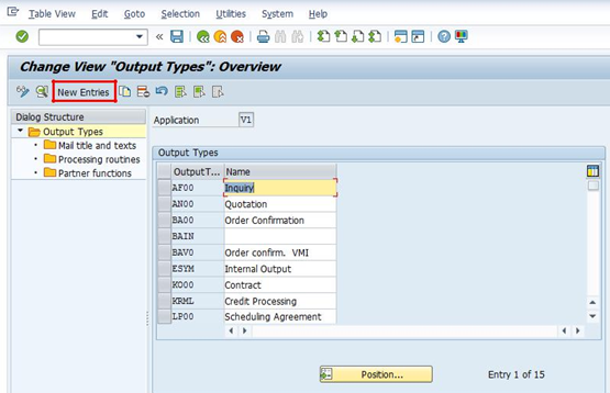 SAP ABAP Central: Panoramic View of Output Type