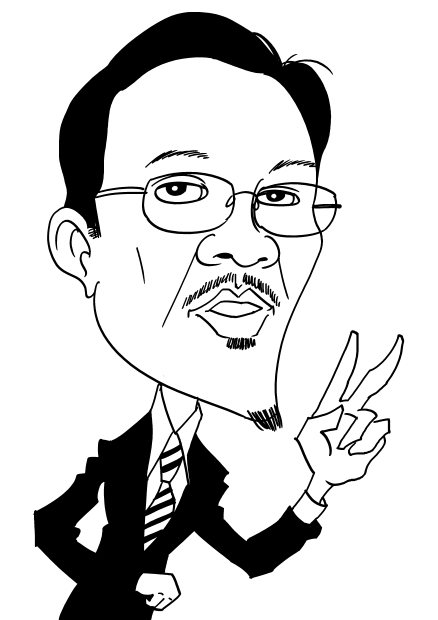 CARICATURES: Anwar Ibrahim