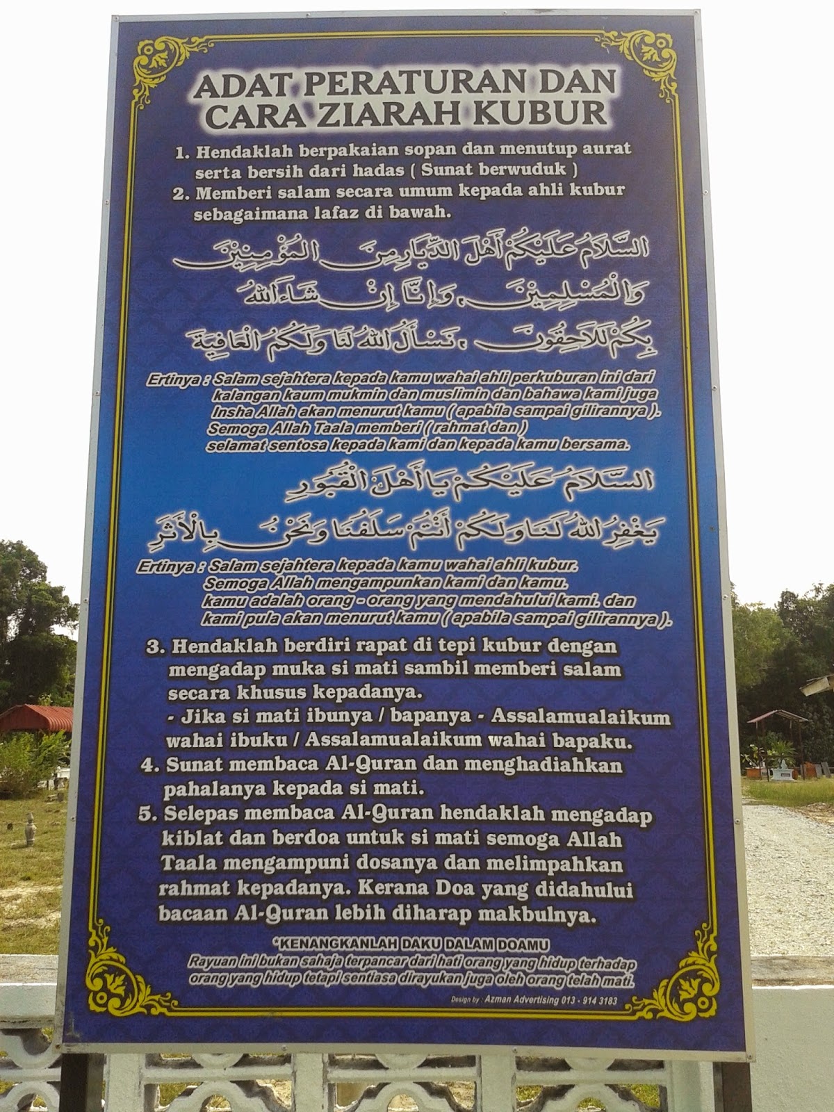 Tanah Perkuburan Bersejarah Kg. Palembang (Kg. Raja): Latar Belakang ...