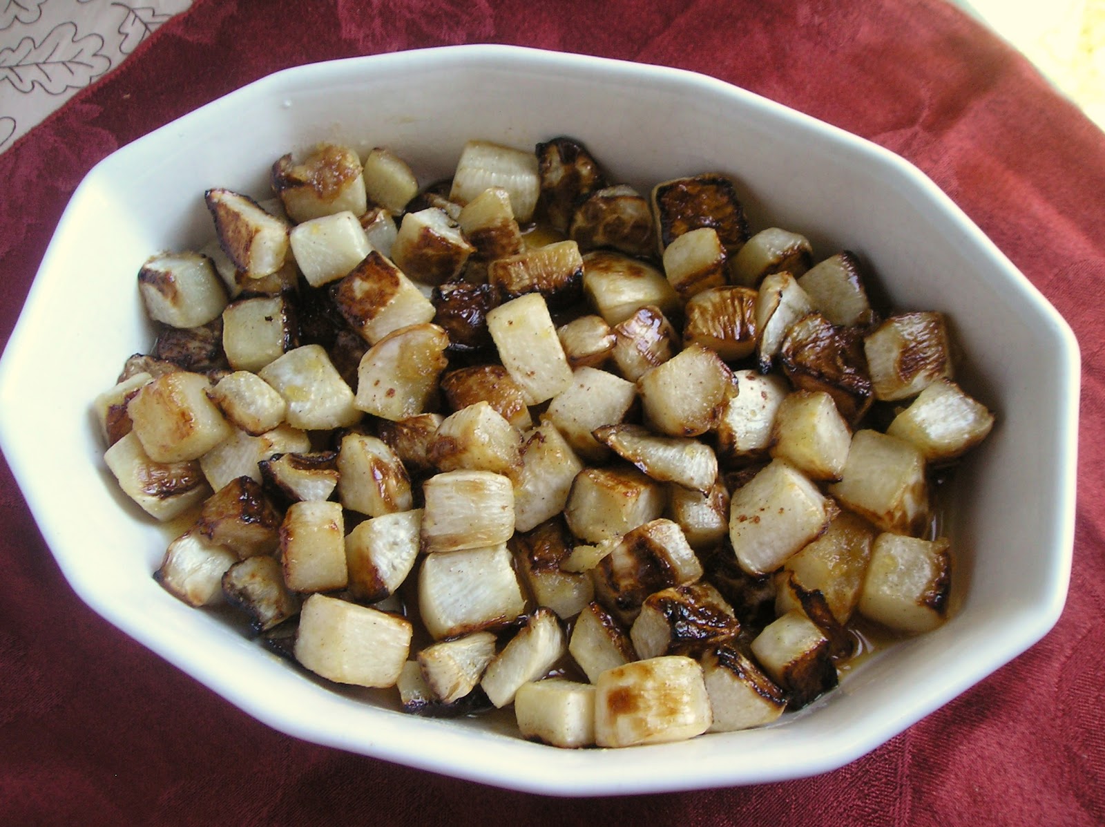 Eating the Alphabet: Maple Roasted Turnips with Warm Spices ~ Edesia's ...