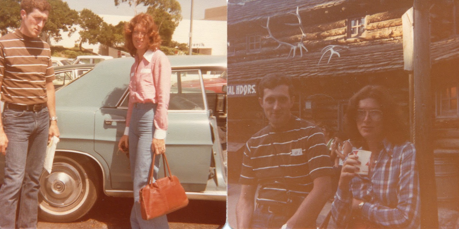 Rainbow Arc of Fire: Ann and Greg, early 1970's, Southern California