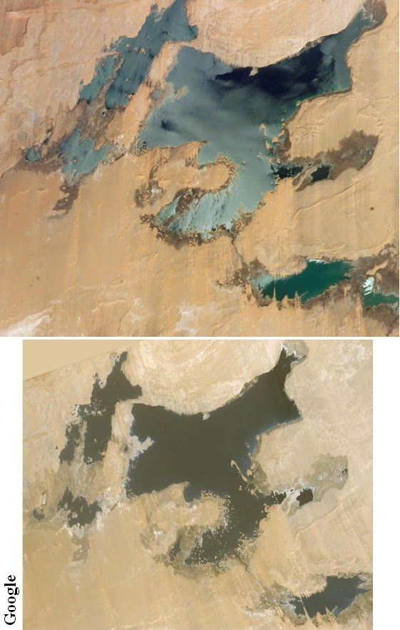 Stretching the Boundaries: Toshka Lakes from space