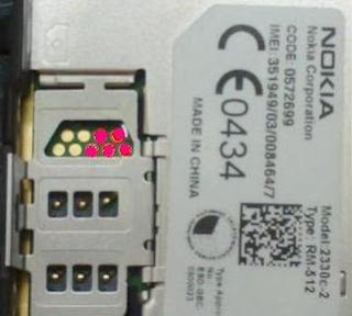 Nokia 2330c + 2323c Pinout | All Nokia Pinout