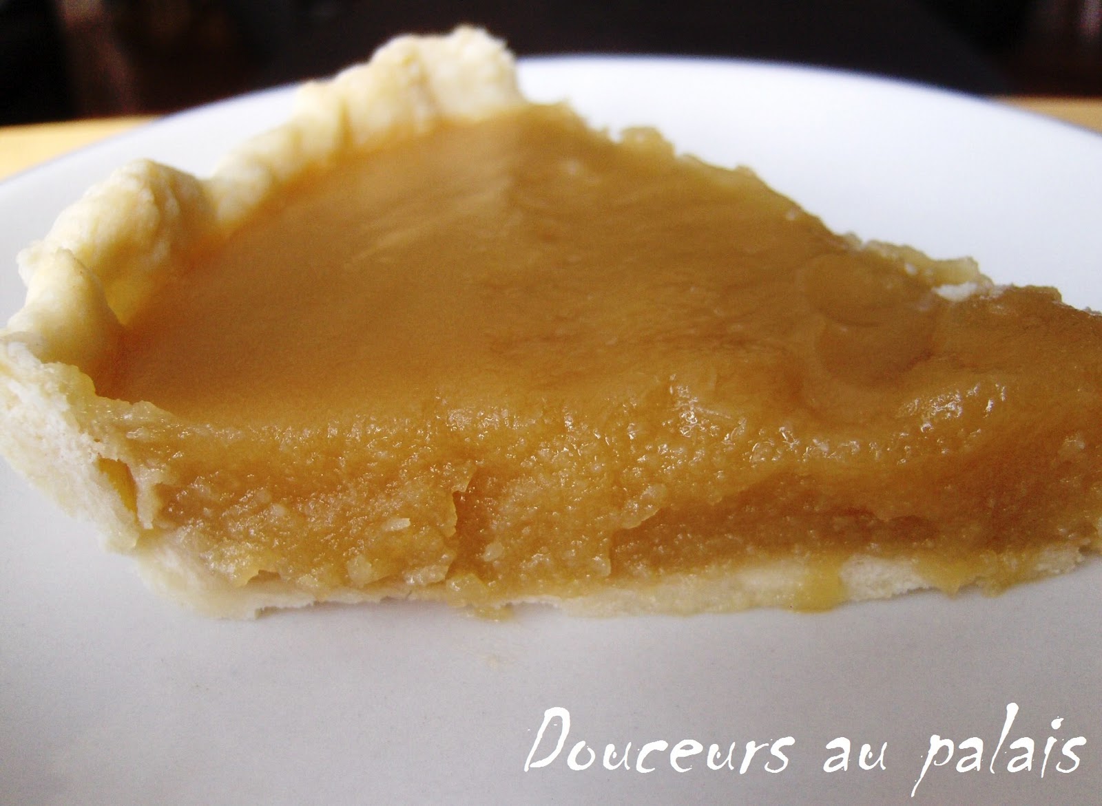 Tarte au sirop d'érable