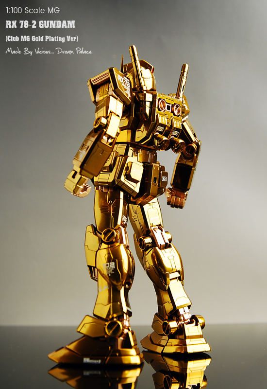 MG 1/100 RX-78-2 Gundam OYW ver. Gold Plated build