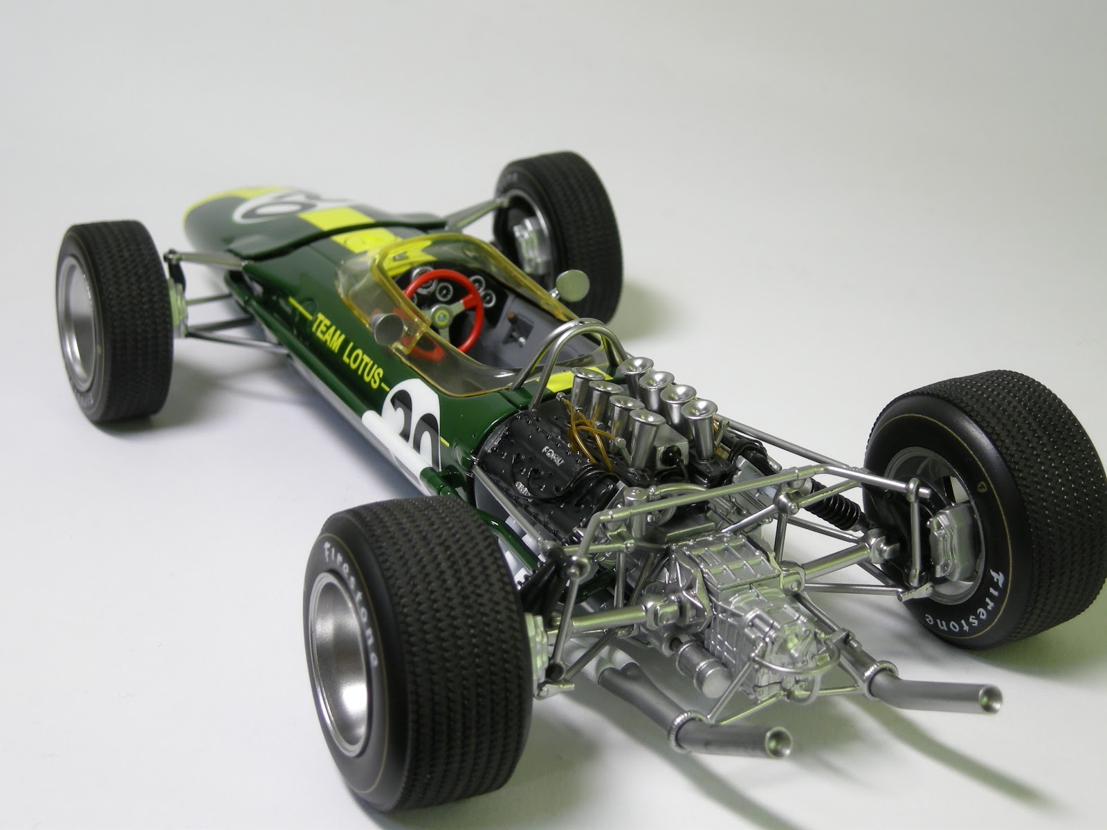 模型と時間: EBBRO 20004 Team Lotus Type 49 1967 製作