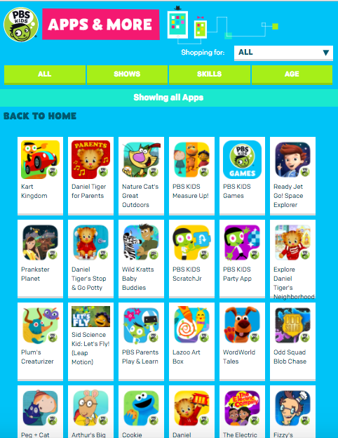 The Library Voice: Lots Of FREE Apps From PBS Kids!