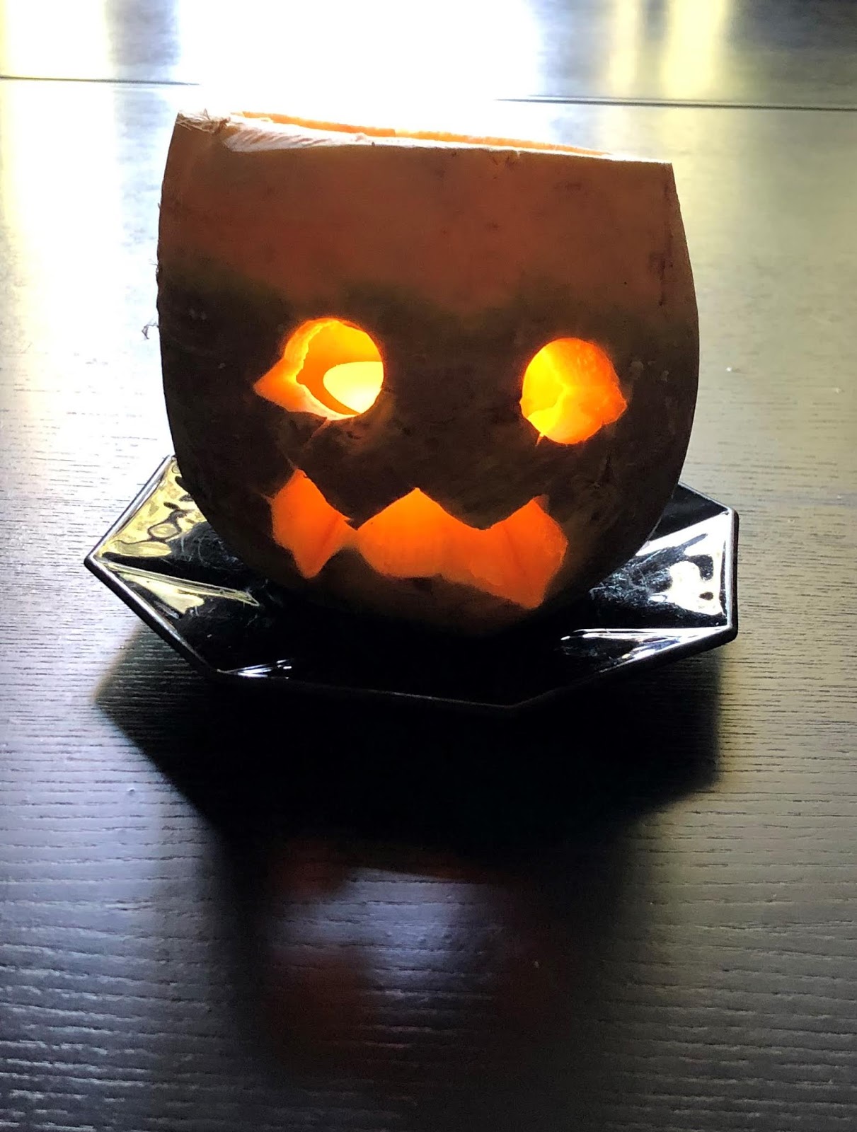 A bad witch's blog: Pagan Eye: Halloween Lantern Carved from a Swede