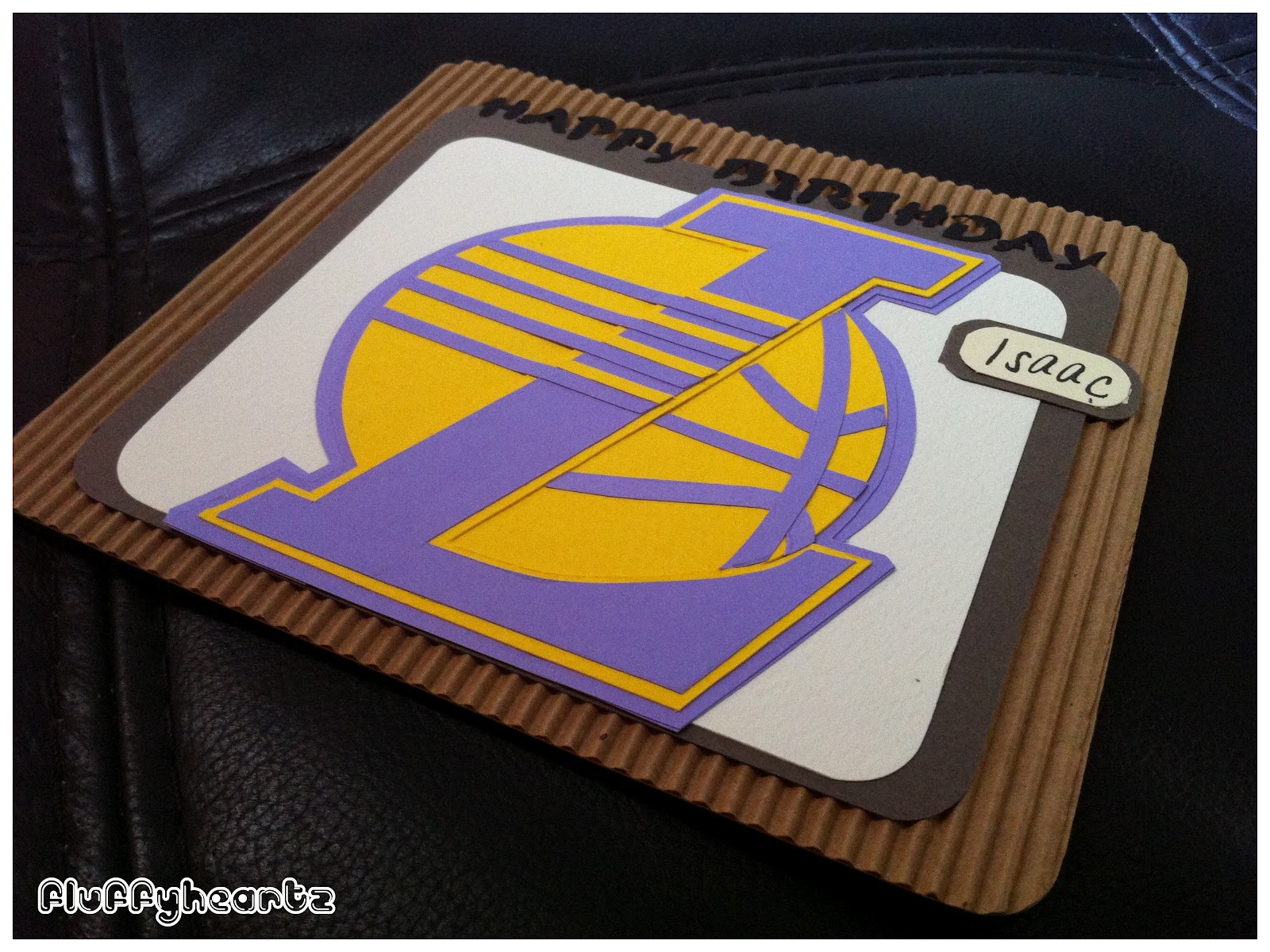 Fluffyheartz ♥: Birthday Cards for Lakers Basketball Team Supporter