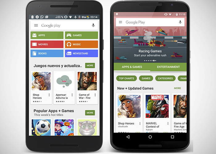 Gikero Noticias: Google Play se actualiza con nuevo diseño y se prepara ...