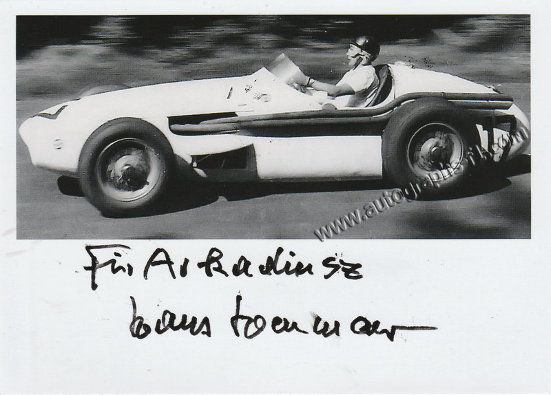 Autographs-F1: Hans HERRMANN